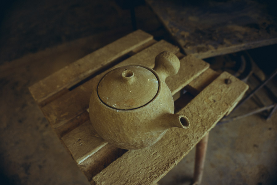 Training at Terra Crafts Pottery - a muddy road